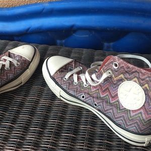 Converse | Shoes | Fun Pattern High Top Converse | Poshmark